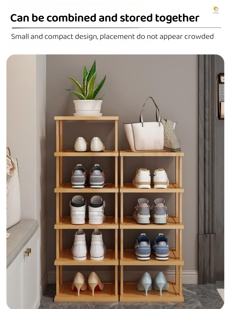 DIY Stackable Shoe Rack Multi-Layer Storage Free Combination Outdoor ...