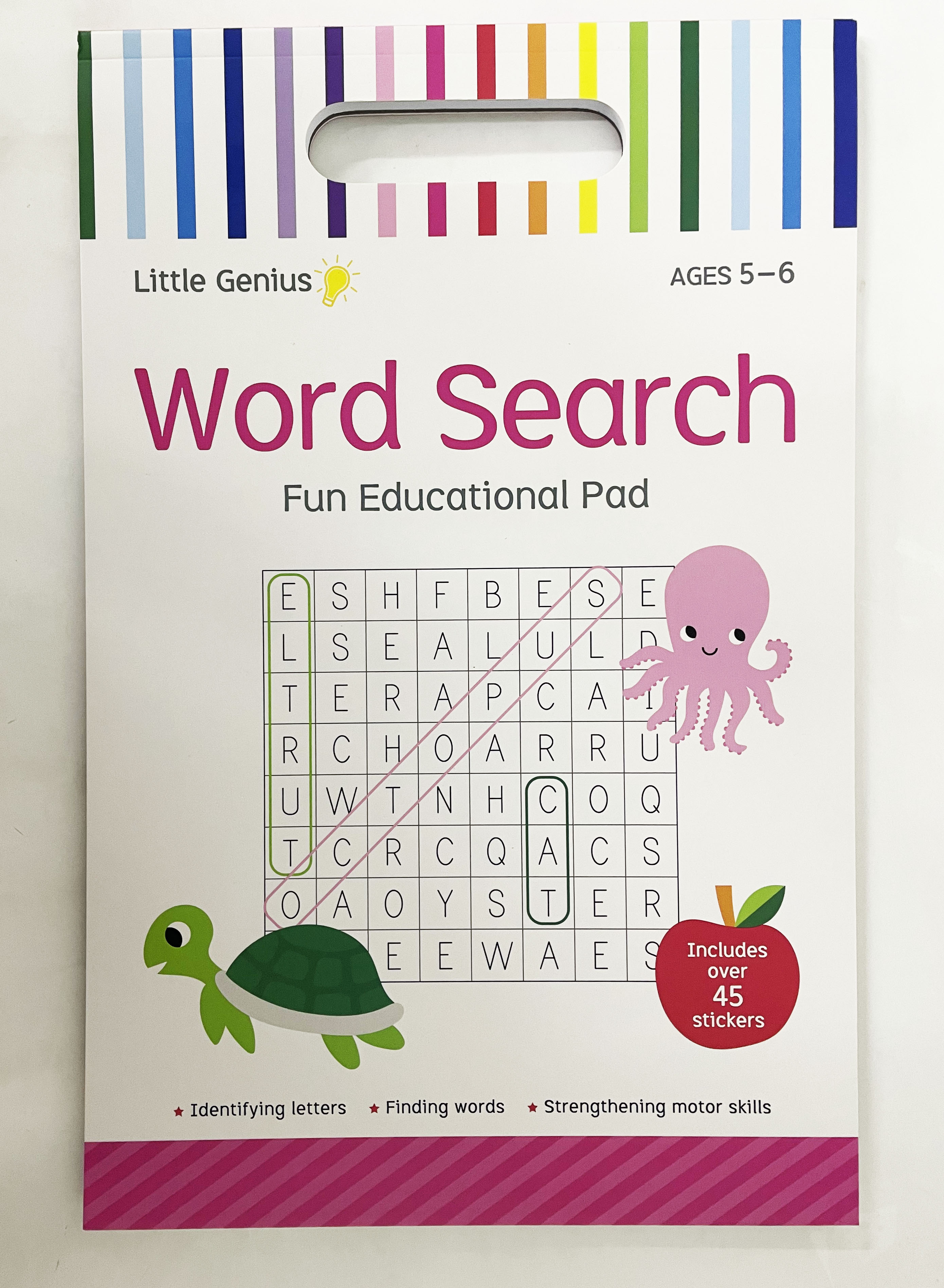 Little Genius Word Search Fun Educational Activity Book Pad For Kids ...