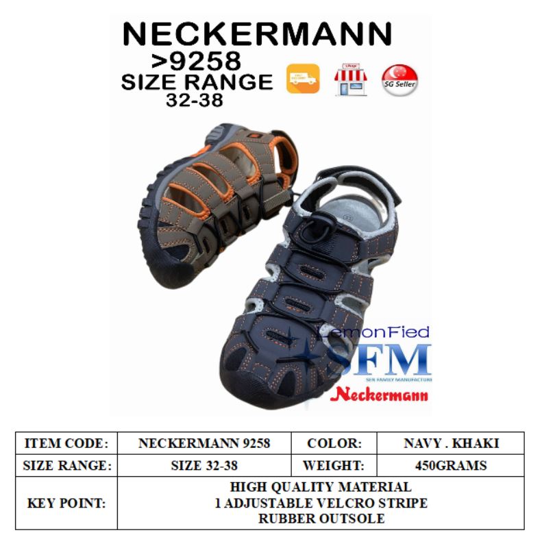 NECKERMANN 9258 Size 32 - 38 SPORT SANDALS UNISEX MEN LADY SG SELLER ...