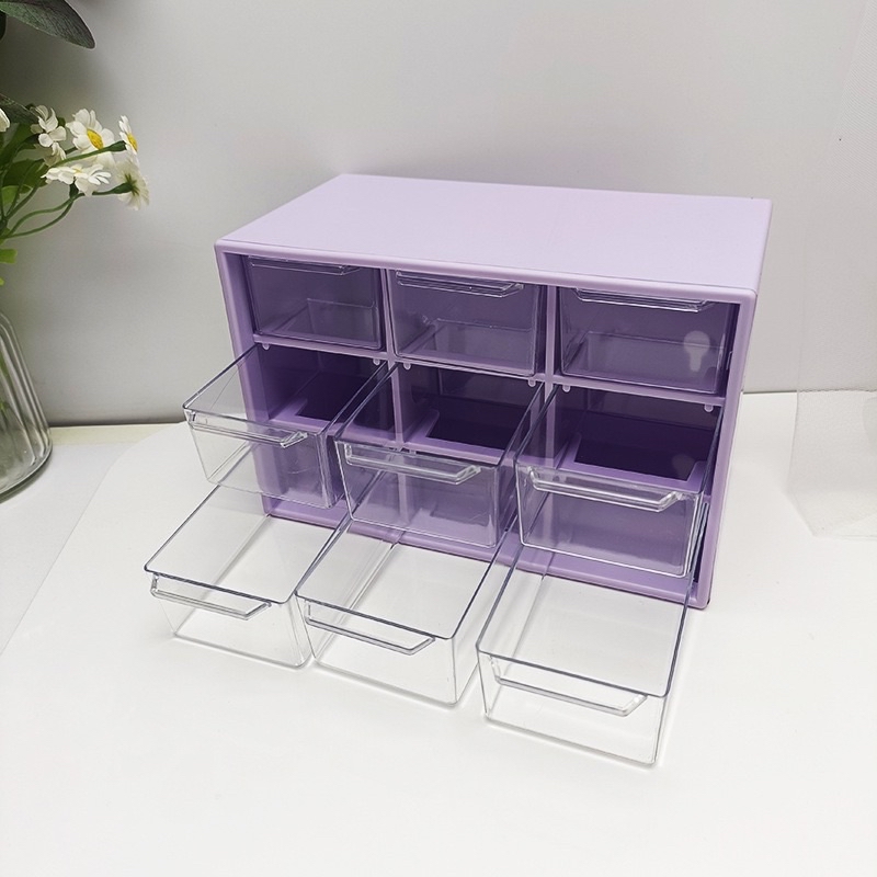 [K Plus🇸🇬] Mini Transparent Drawer Storage Box Office Desktop and ...