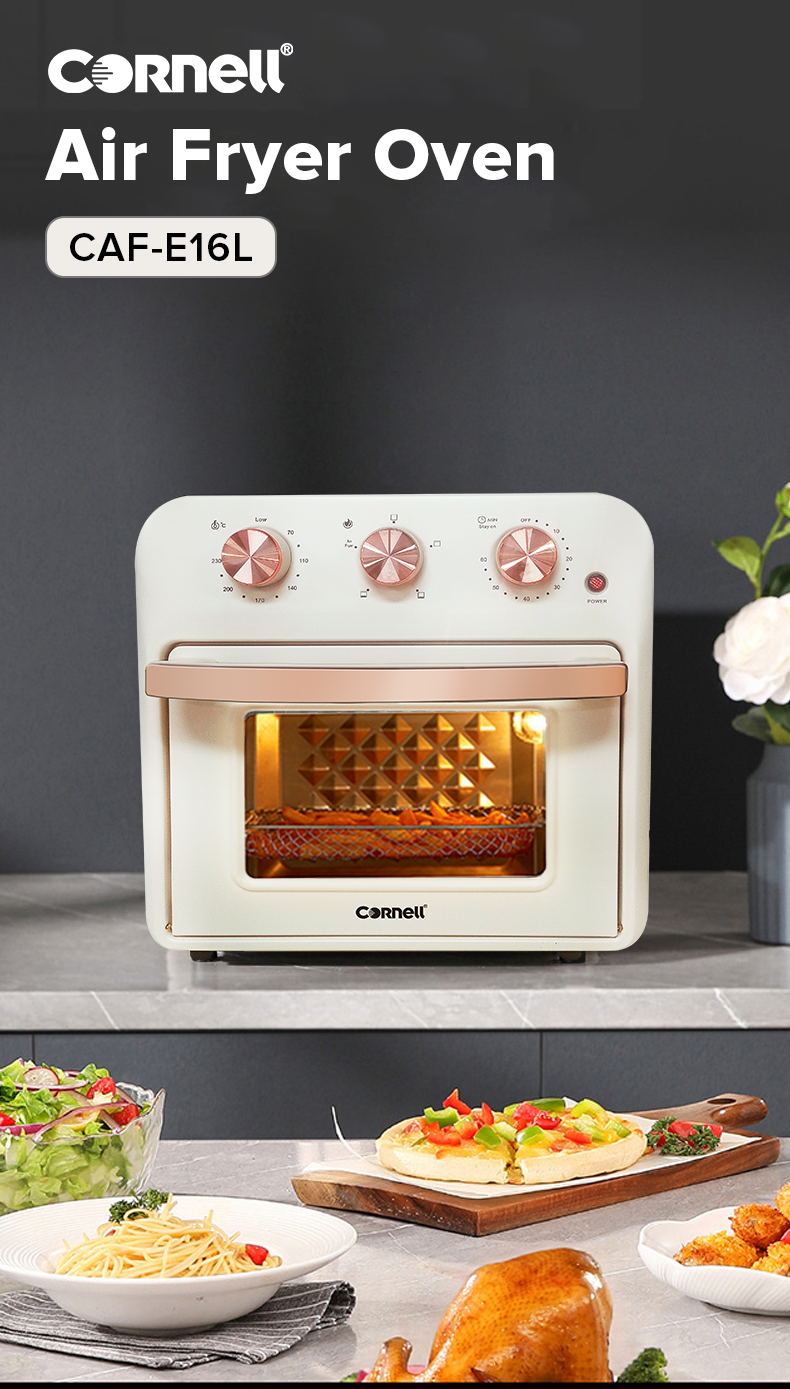 Cornell 16L Oil Free Frying Air Oven with Air Fryer Mode CAFE16L Shopee Singapore