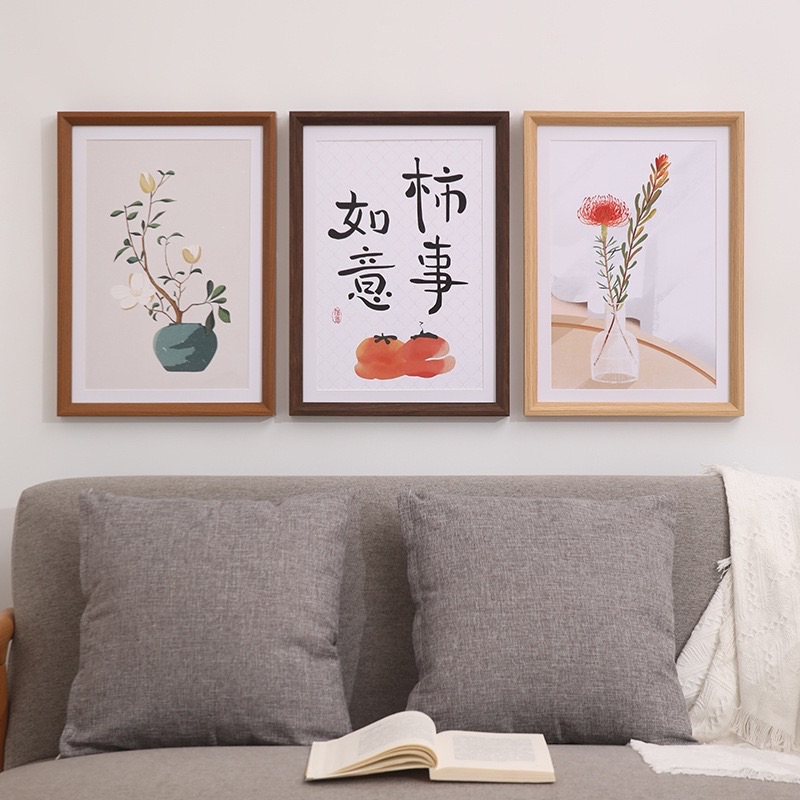 [SG Stock Gift ] Simple Wooden Photo Frame with Mat Board / 3R-4R-5R-6R ...