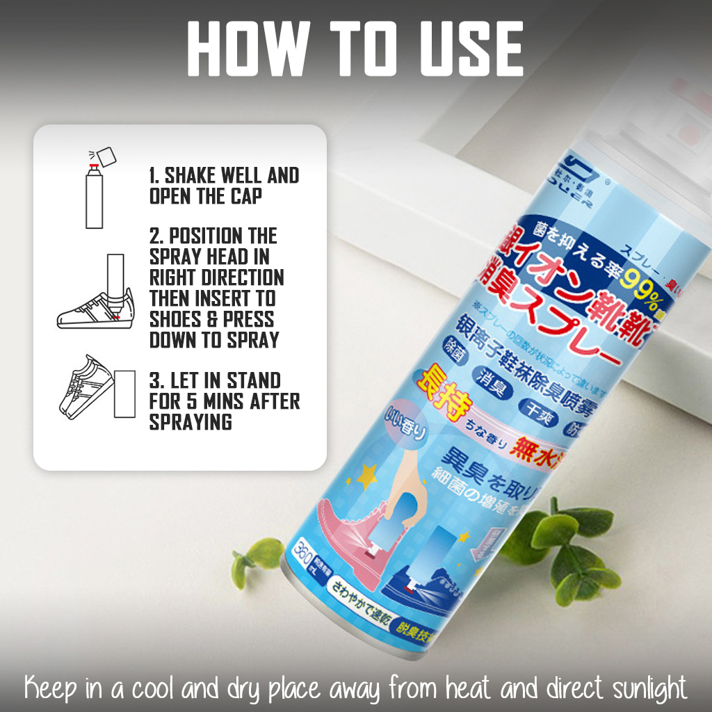 [SG Seller]Shoe deodorizer/Shoe spray/ Shoe Odour Removal/ Shoe ...