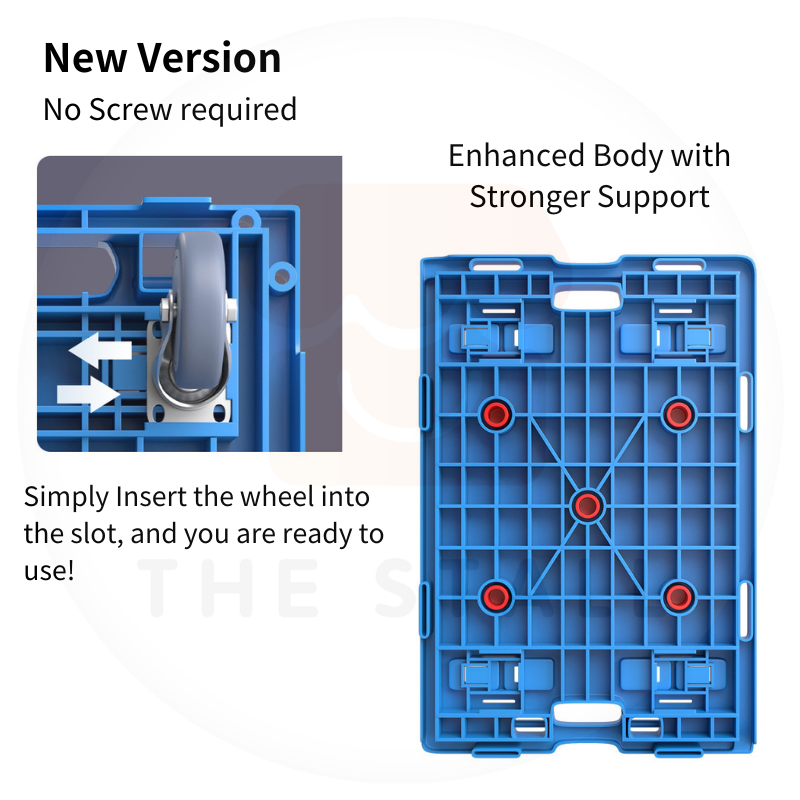 4-Directional Heavy-Duty Platform Trolley – Boltless Flatbed, Modular ...