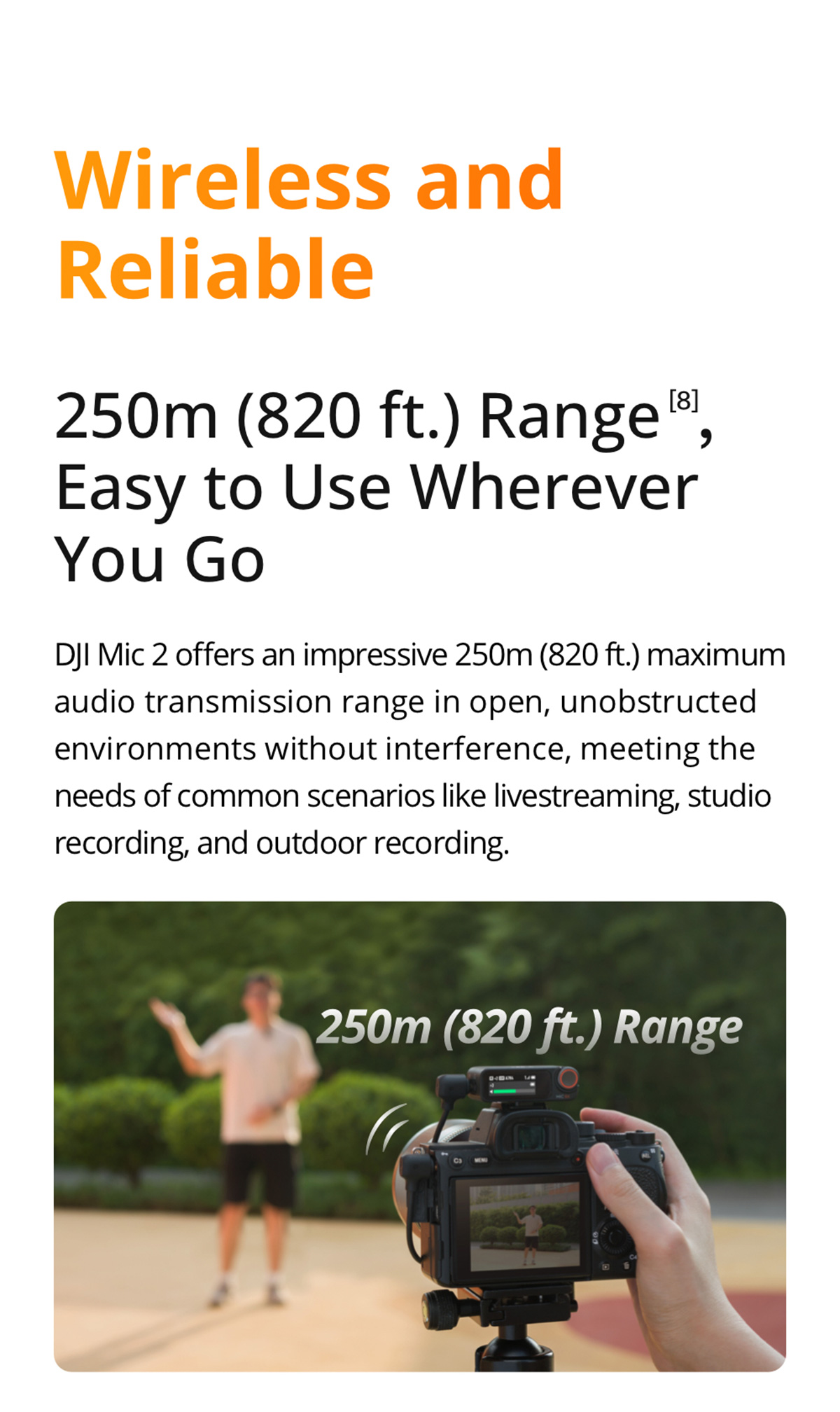 DJI Mic 2 - Wireless Microphone | High-Quality Audio Recording ...