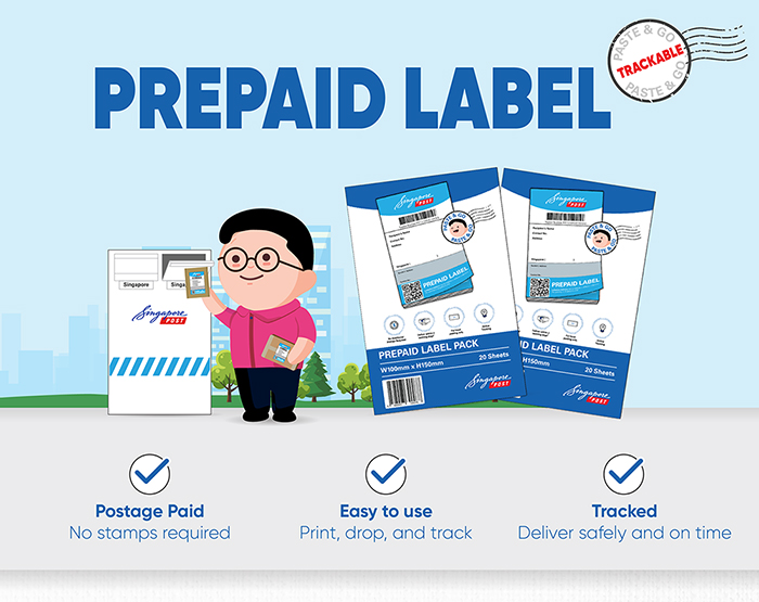 [SINGPOST] Tracked Letterbox Prepaid Label | Shopee Singapore