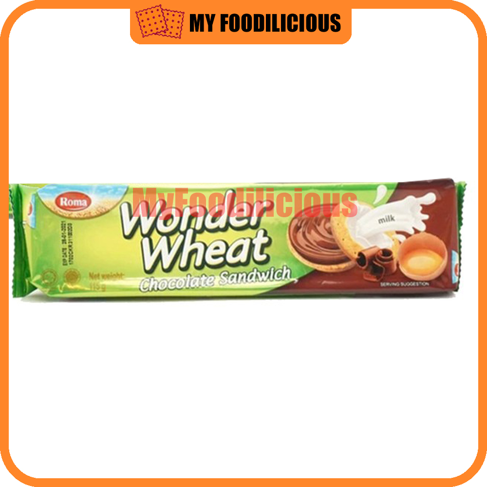 Roma Wonder Wheat Chocolate Sandwich Chocolate Biscuit Chocolate ...