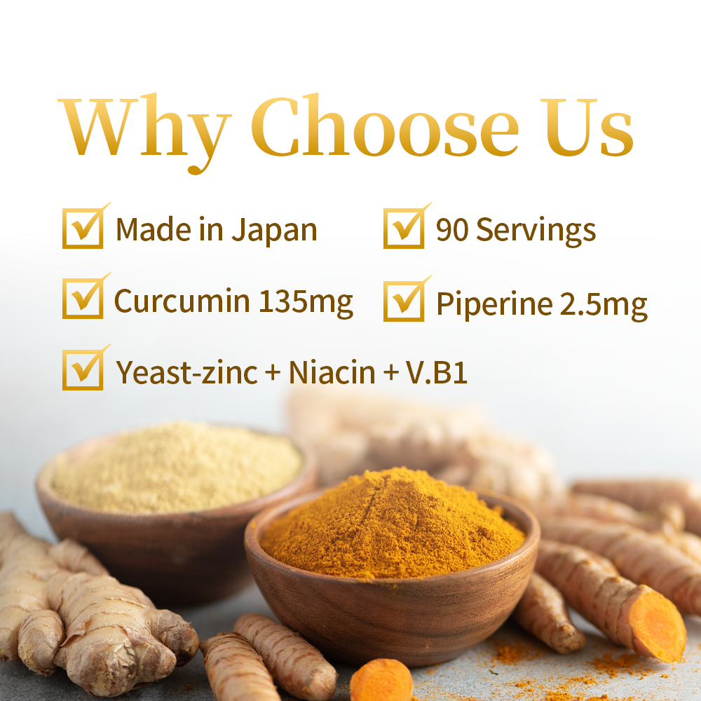 [Herbase] Curcumin supplement (Made in Japan) 90-day dosage turmeric ...