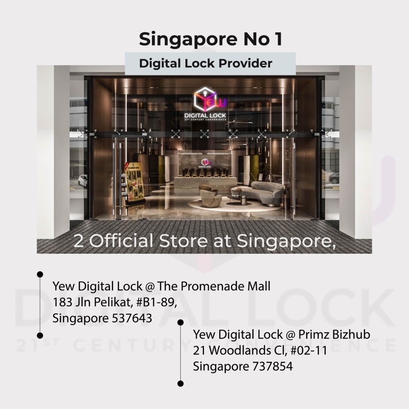 FREE Installation | Yew X9 2024 Version Facial Recogniton Door Digital ...