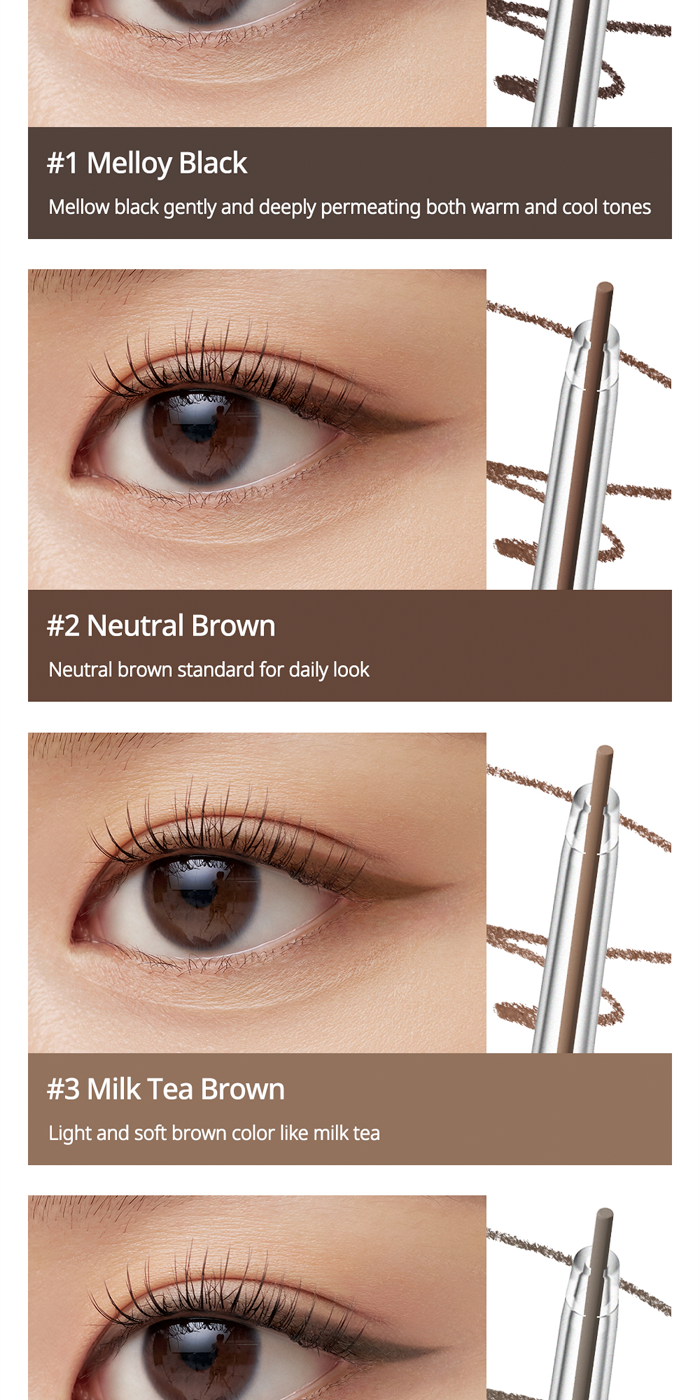 [PERIPERA] Speedy Pencil Eyeliner 0.14g (5Colors) | Shopee Singapore
