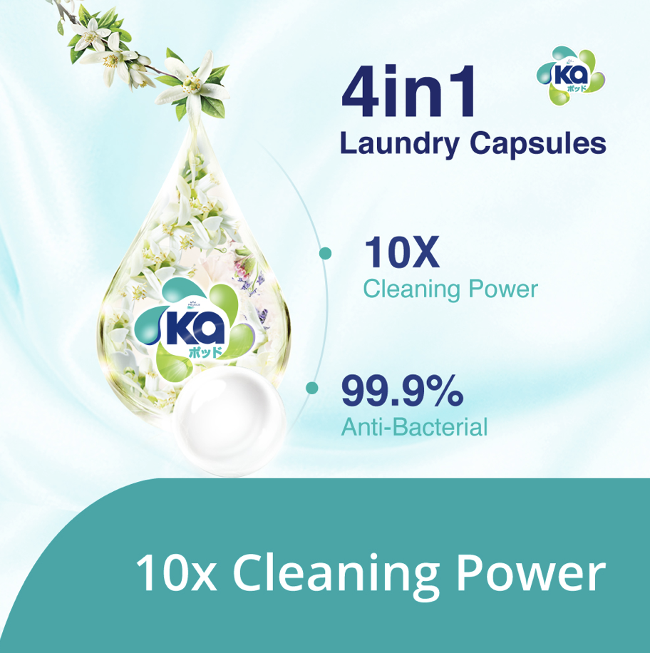 [NEW MEGA PACK] KA 4-in-1 Anti-bacterial Laundry Capsules | Available ...