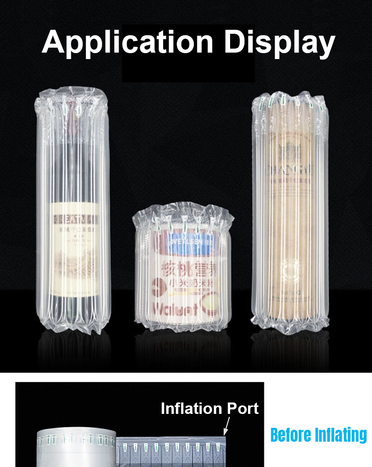 50meters Inflatable Air Column packaging Roll Air Column Bag Protective ...
