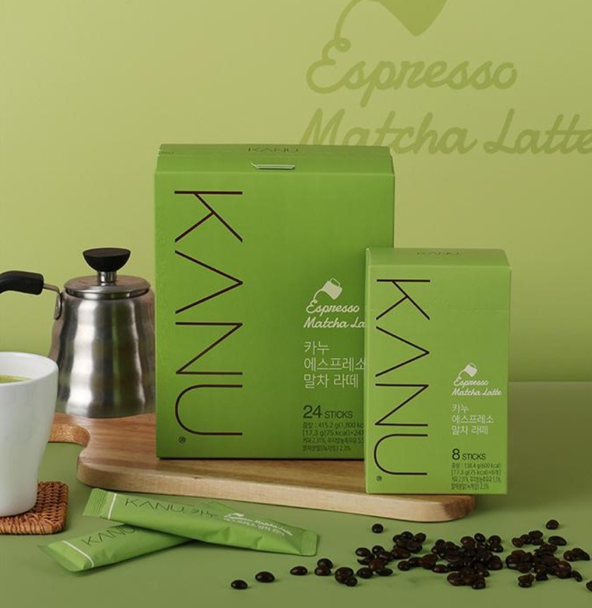 [Maxim] KANU Matcha Latte | Milk Tea Latte (5T/8T/10T/24T) Korean ...
