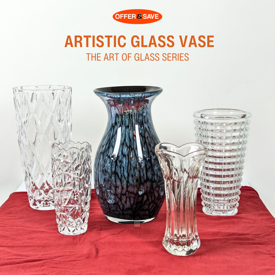 Premium Table Vase Multiple Models Tall Vase High Quality Transparent ...
