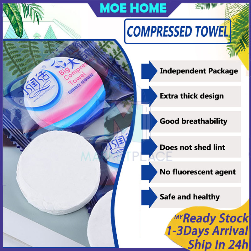 SG Stock |70x140cn Large Disposable Bath Towel Compressed Towel Travel ...