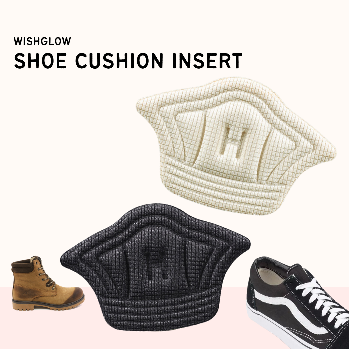 Wishglow Shoe Liner Cushion Pad Insert Padding Protector Back for Pain ...