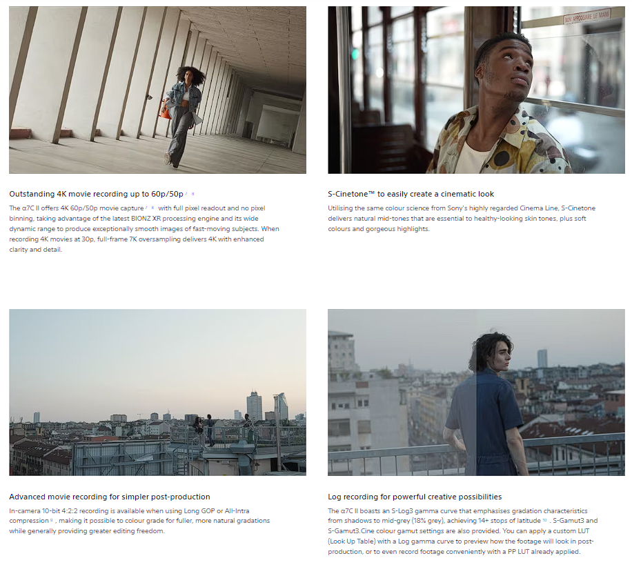 Sony a7C II a7CM2 ILCE-7CM2 Mirrorless Camera Body & FE 28-60mm Lens ...