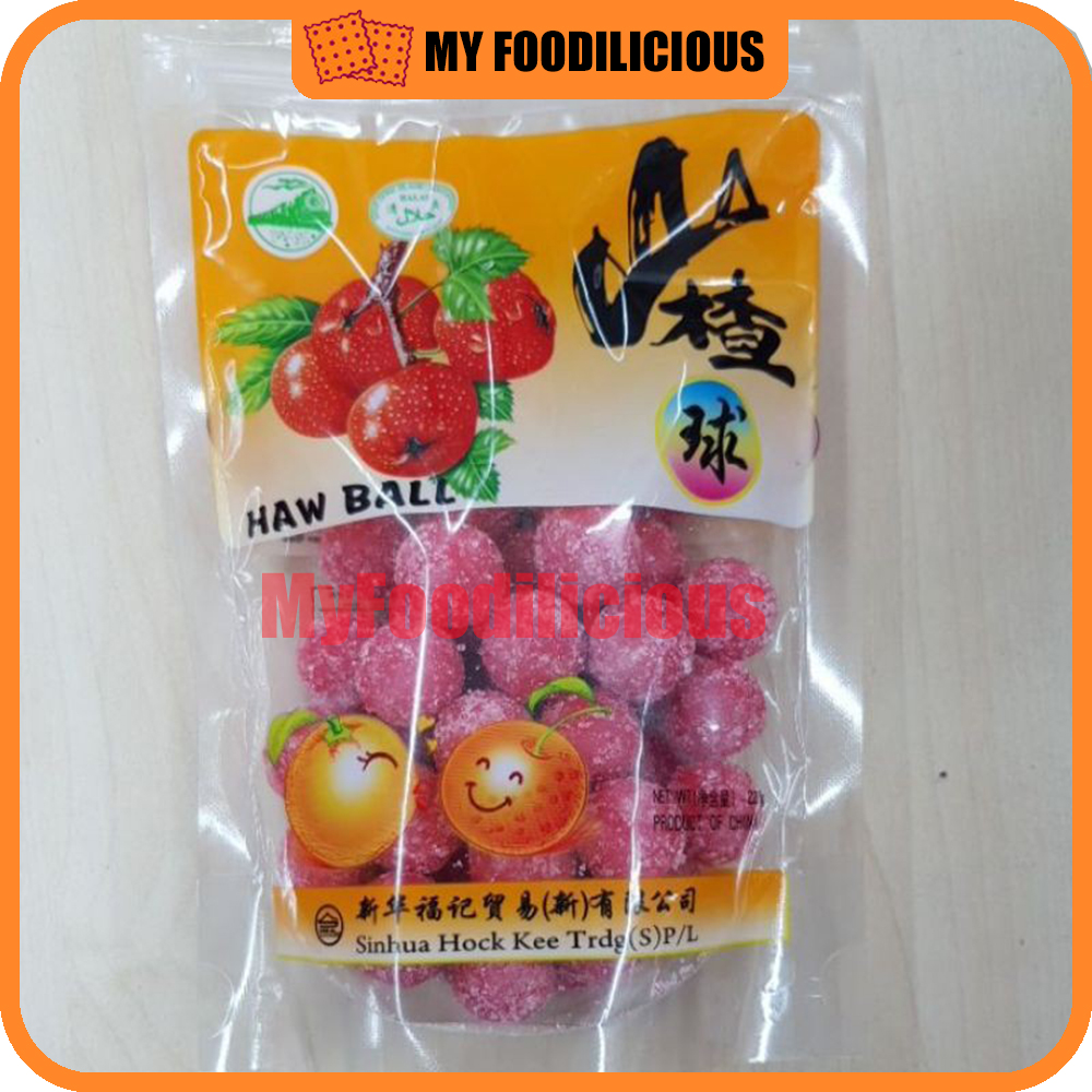 Sinhua Hock Kee Haw Ball / Haw Flakes / Haw Jelly (228g) | Shopee Singapore