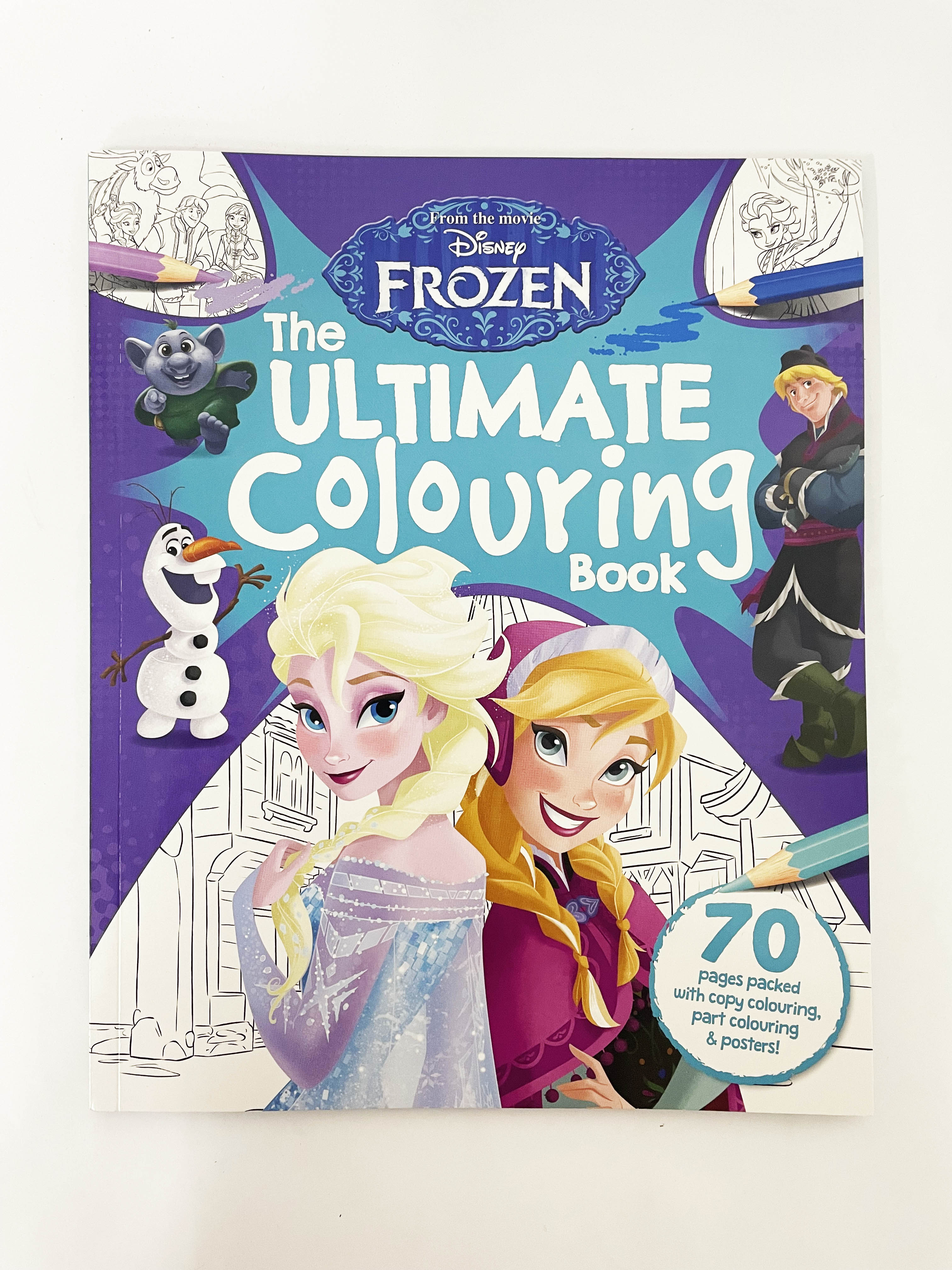 Disney Frozen Ultimate Colouring Book With 72 Pages For Kids to Color ...