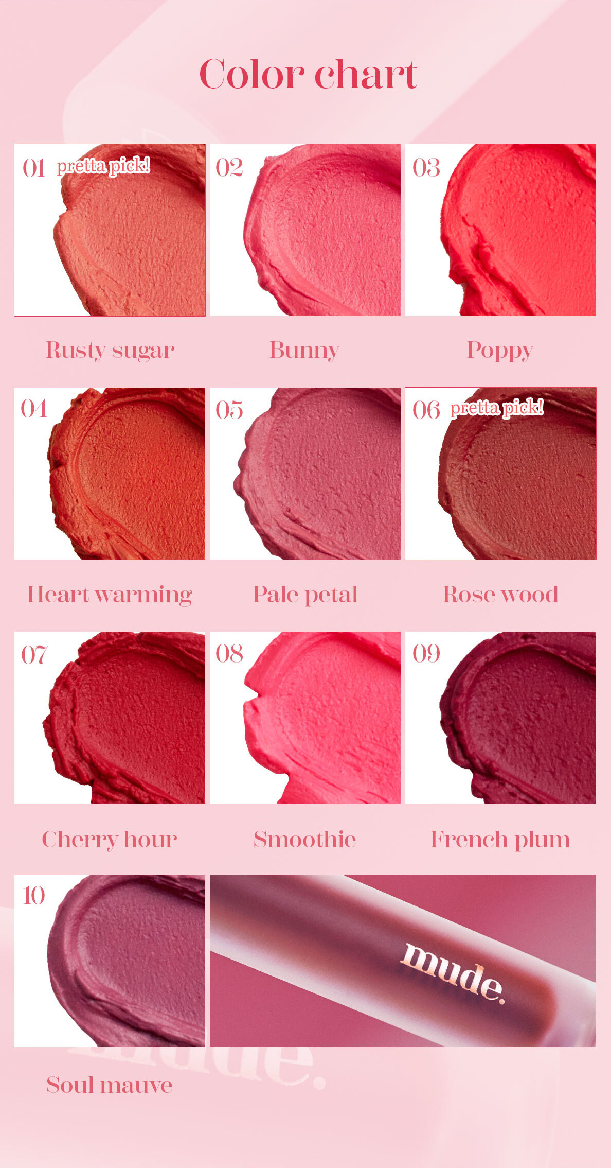 [MUDE] Soft Blur Matte Velvet Lip Tint (3g) | Shopee Singapore