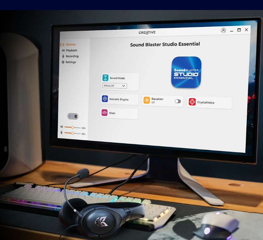 Creative Sound Blaster Blaze V2 - Over-ear Gaming Headset with ...