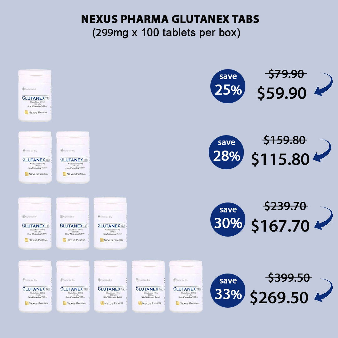 (NEXUS PHARMA OFFICIAL STORE) Glutanex Medicine Grade Glutathione ...