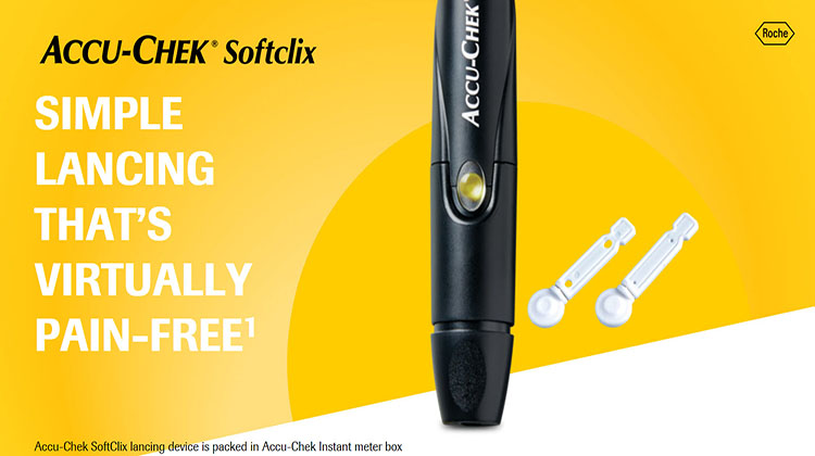 Accu-Chek Softclix Lancing Device Kit (Virtually Pain-free pricking ...