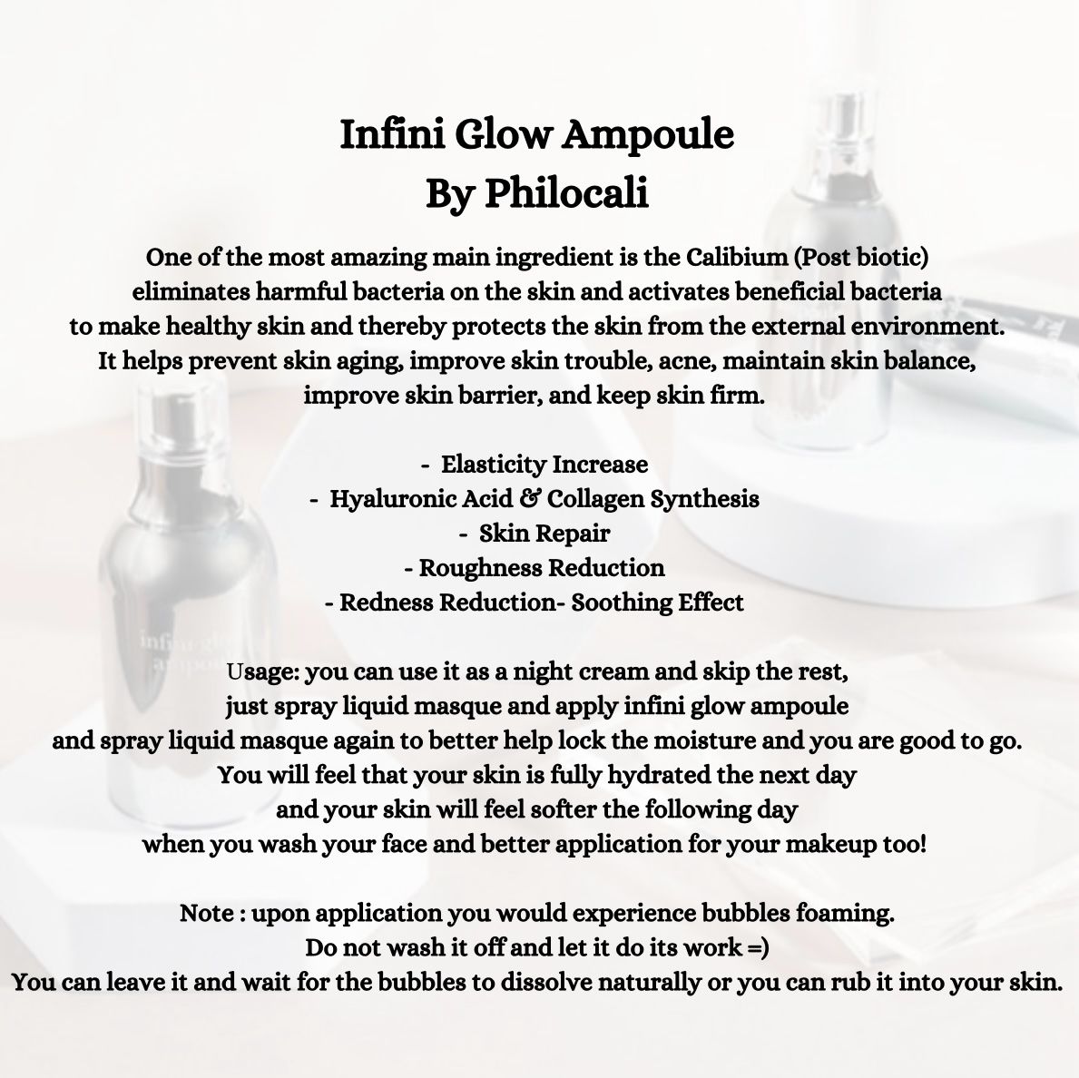[🇸🇬INSTOCKS] Infini Glow Ampoule By Philocali - 50ml | Improved ...