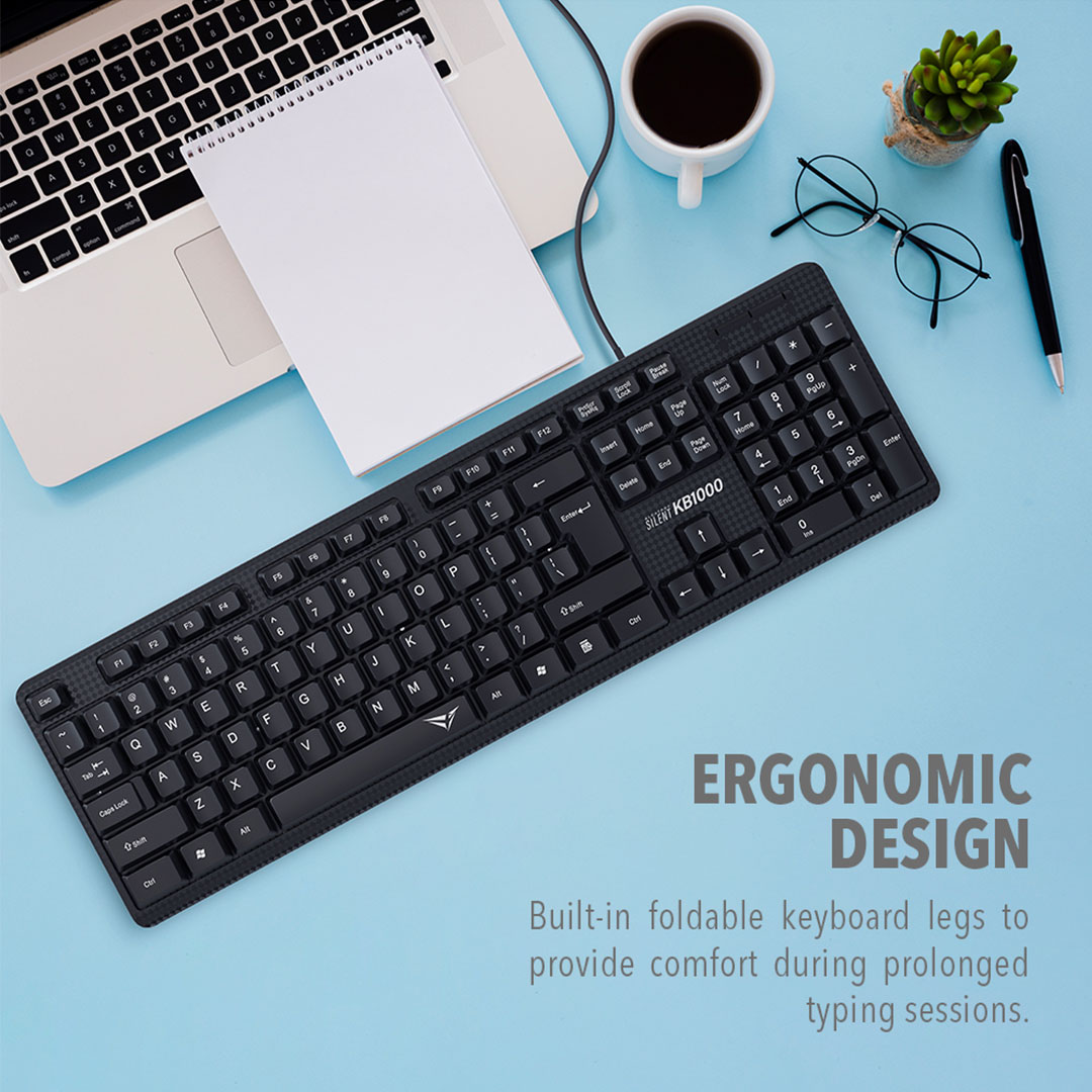 Alcatroz KB1000 Silent USB Wired Keyboard | Shopee Singapore