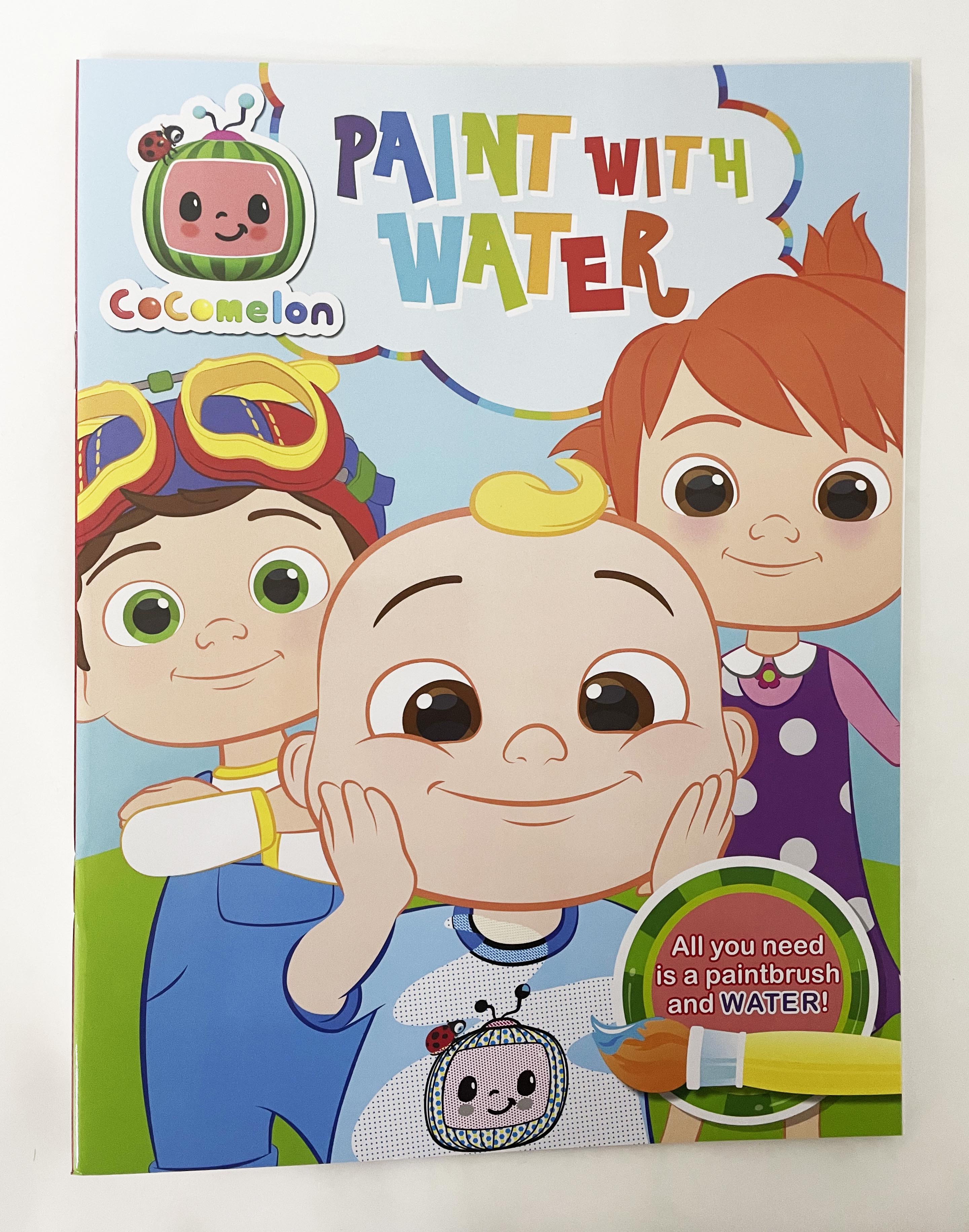 CoComelon Paint with Water for Kids With Many Pages to Paint & Colour ...