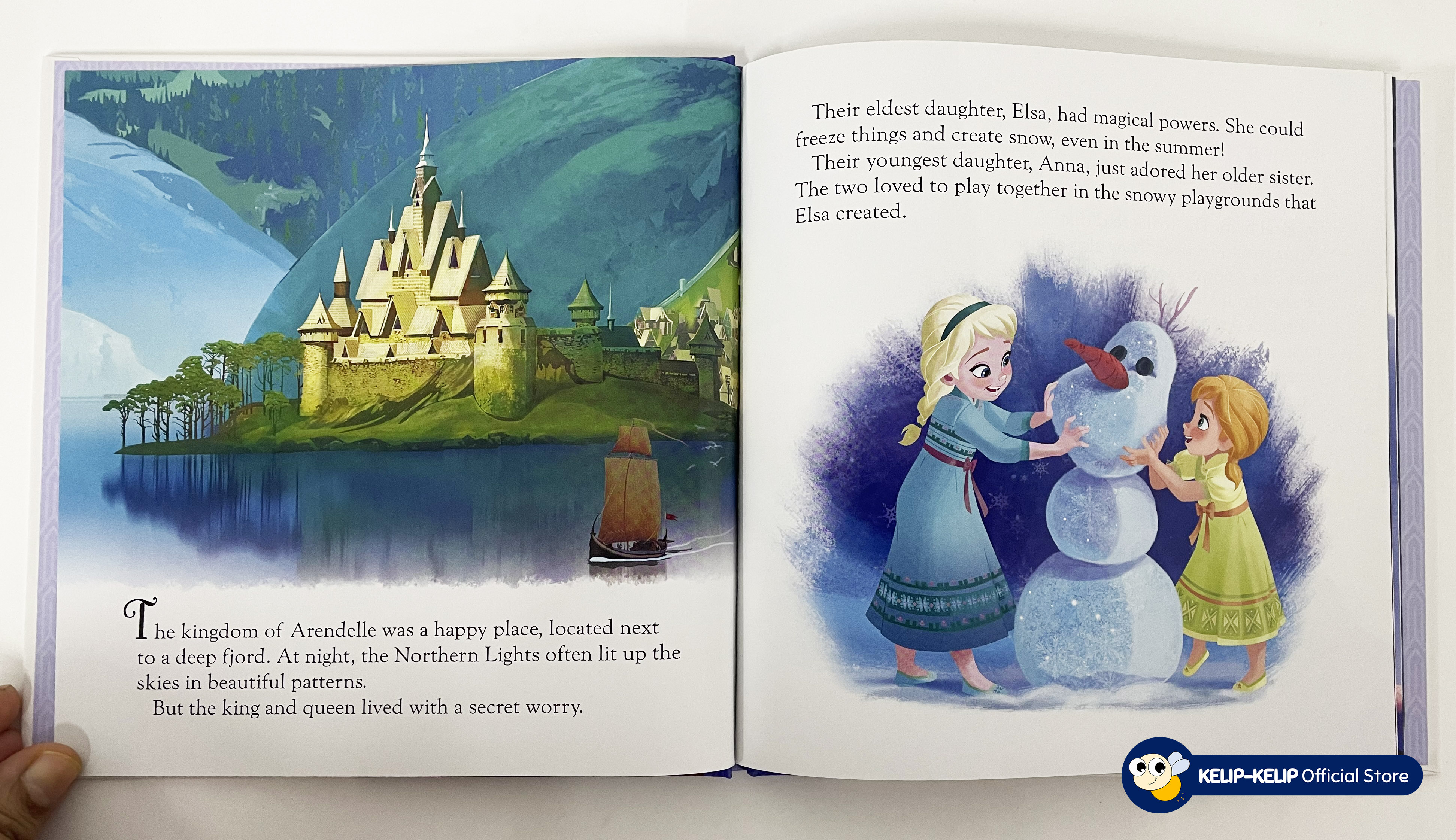 Frozen Disney Little Readers Hardcover Storybook With Elsa Anna Olaf ...