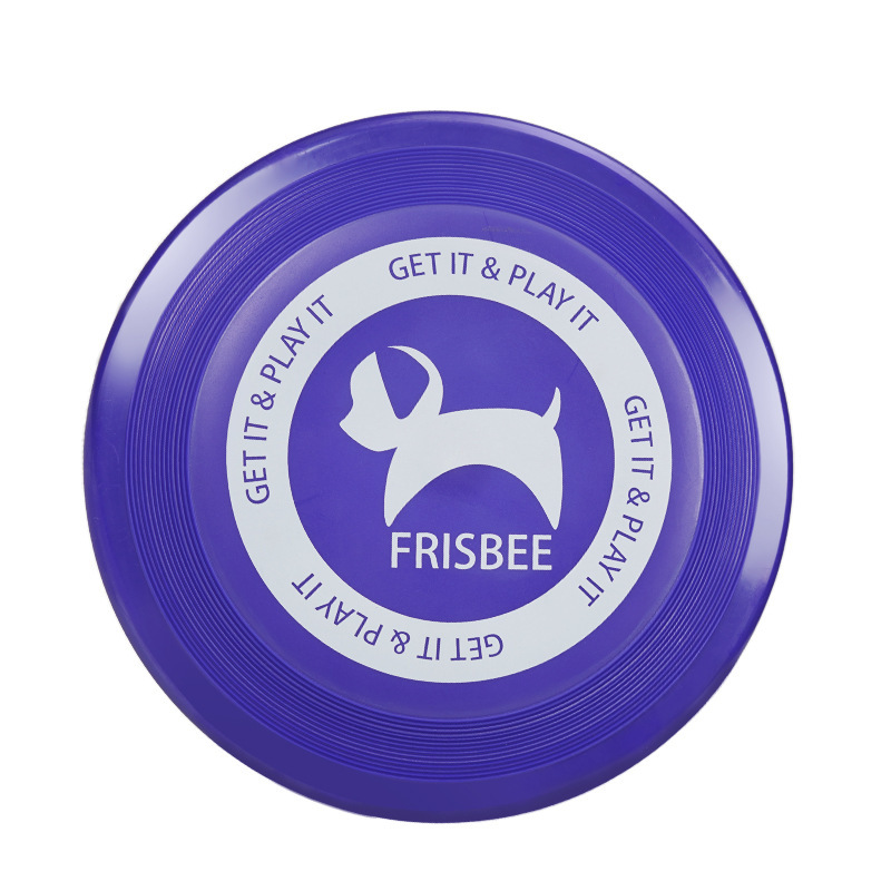 Eetoys Pet Frisbee Throwing Blue White Toy Flying Silicone Disc Bite ...