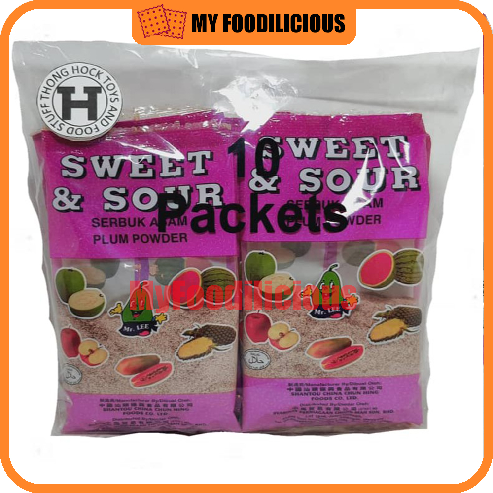 Chun Hing Sweet & Sour Plum Powder 60g x10 packets Serbuk Asam | Shopee ...