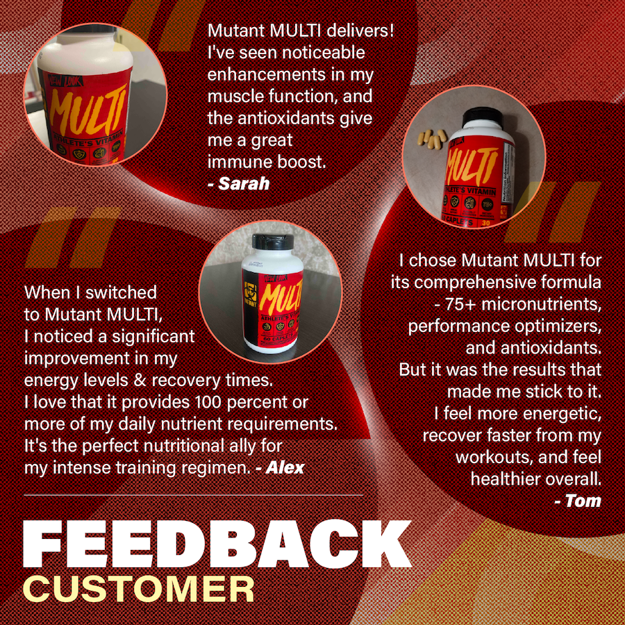 Mutant MULTI 60 Caplets | Supports healthy muscle function | High ...