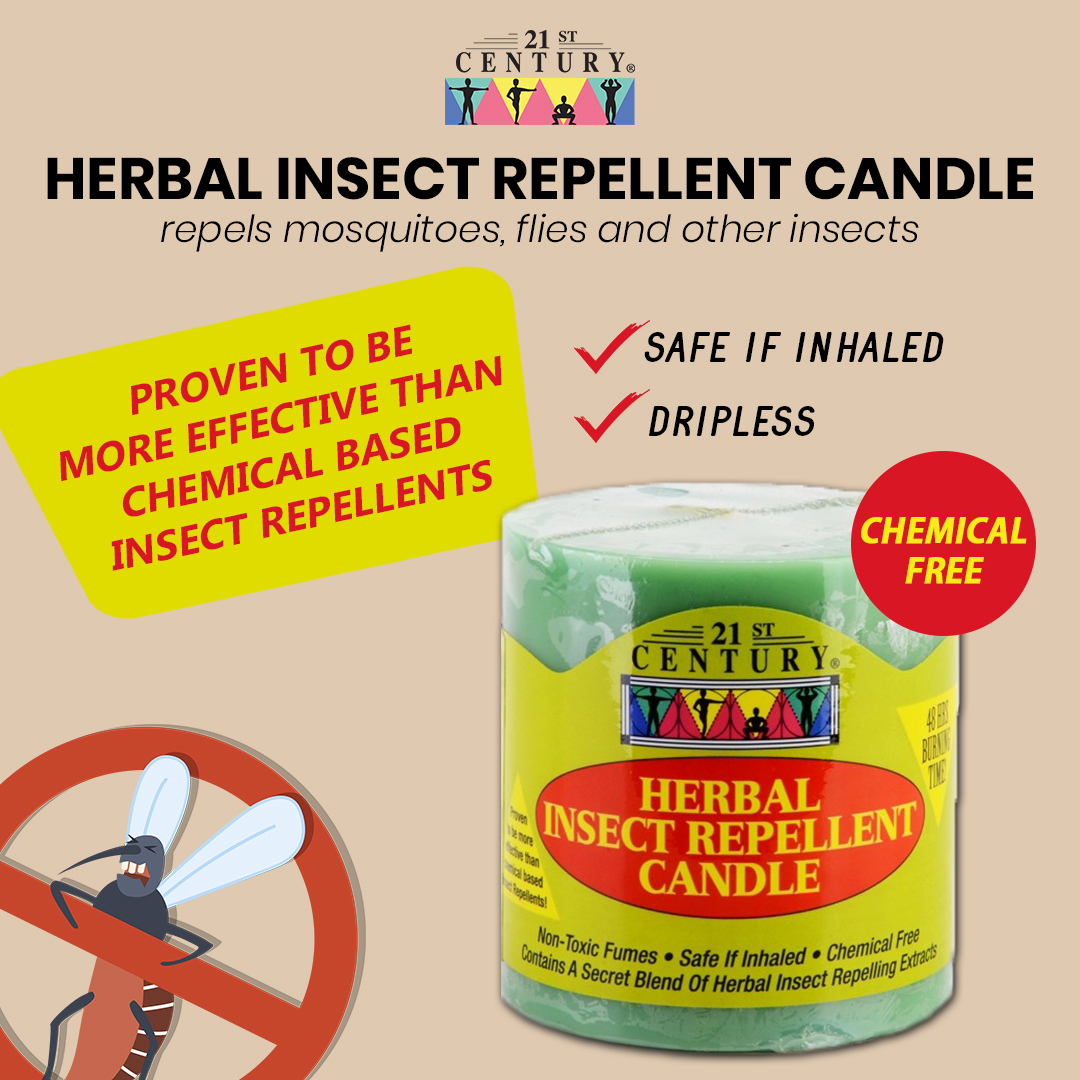 21st Century Herbal Insect Repellent Candle 285g | Shopee Singapore