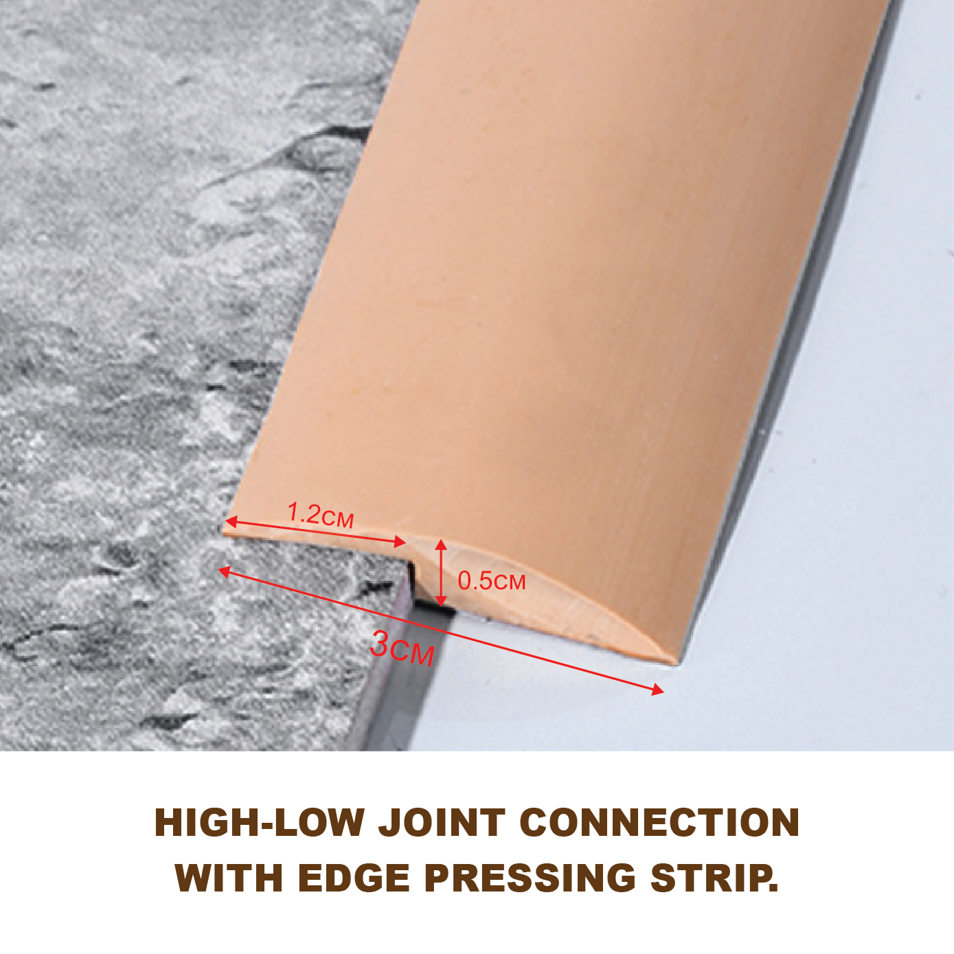 Vinyl PVC Closing Edge Closing Strip Flooring Ending Trimming Finishing ...