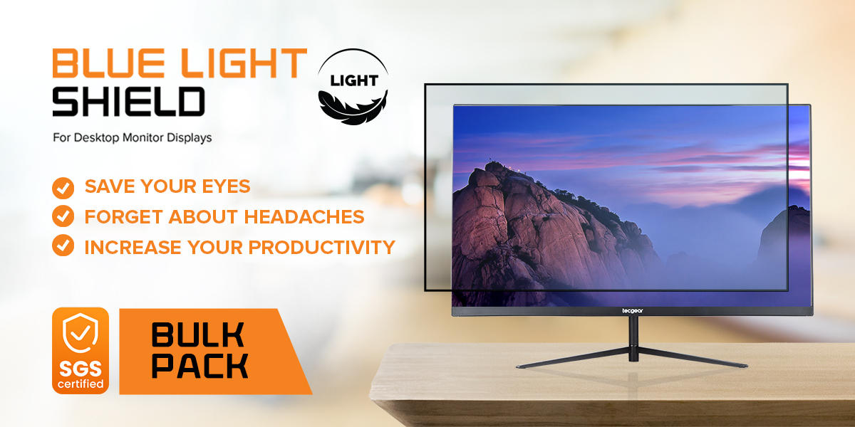 [Bulk Pack] Monitor Anti Blue Light Screen Protector, Anti Glare Screen ...