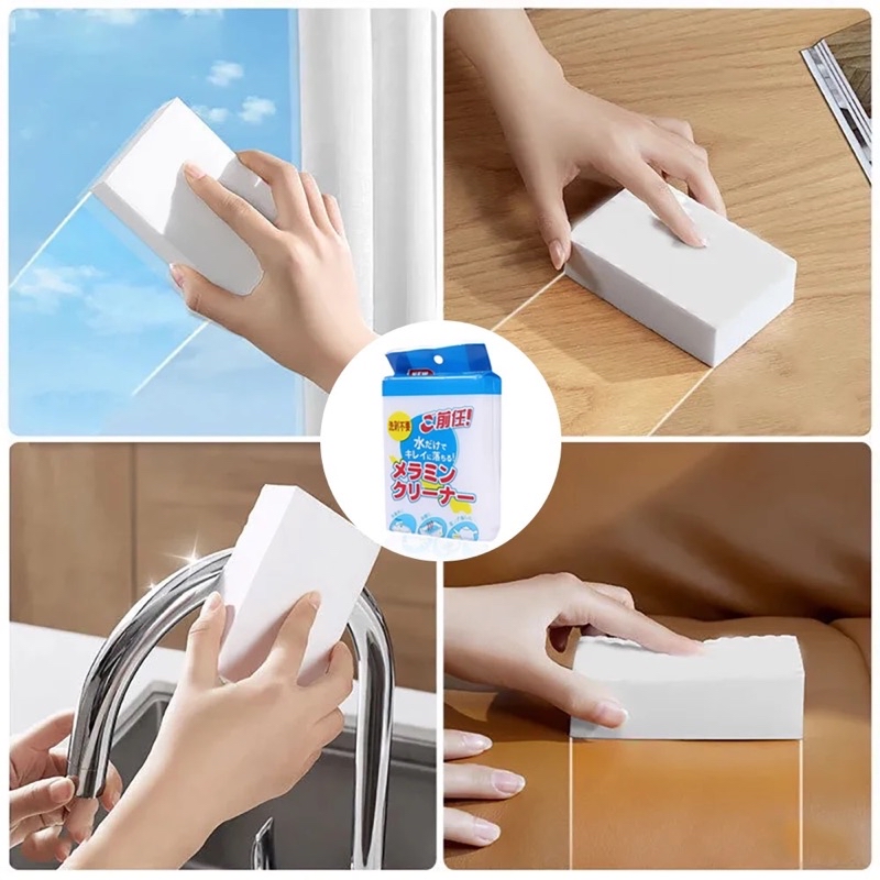 🇸🇬[SG Stock] Japan Magic Nano Sponge Wipe Kitchen Bathroom Cleaning ...