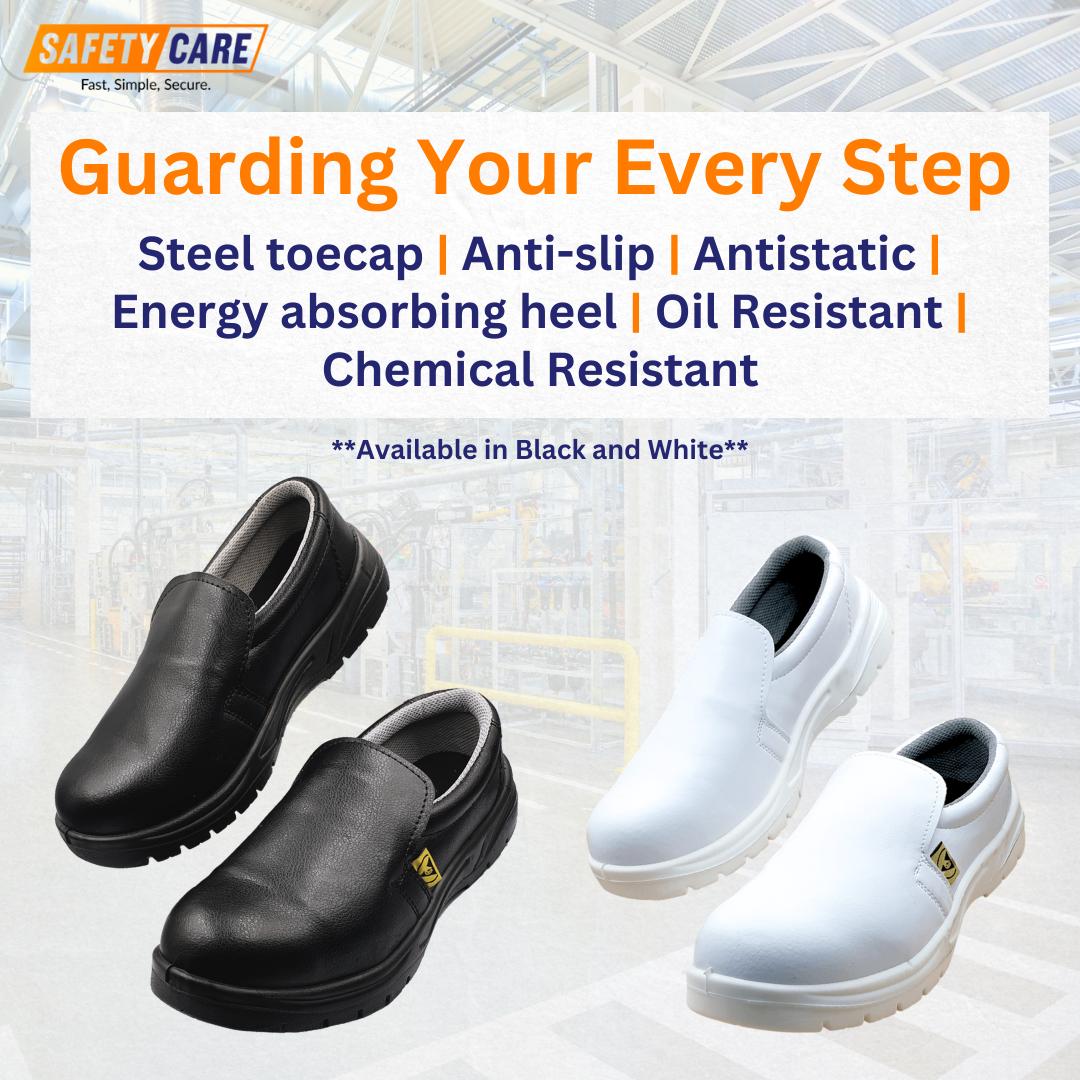PLUS Low Cut Slip On Safety Shoes | Steel Toe Cap Footwear | Steel ...