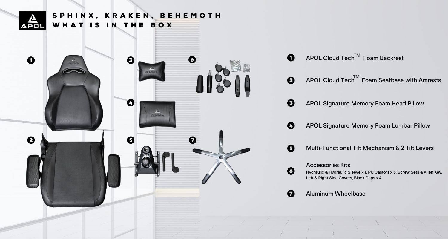 APOL Behemoth – Ultimate Ergonomic Gaming & Office Chair | Spacious ...