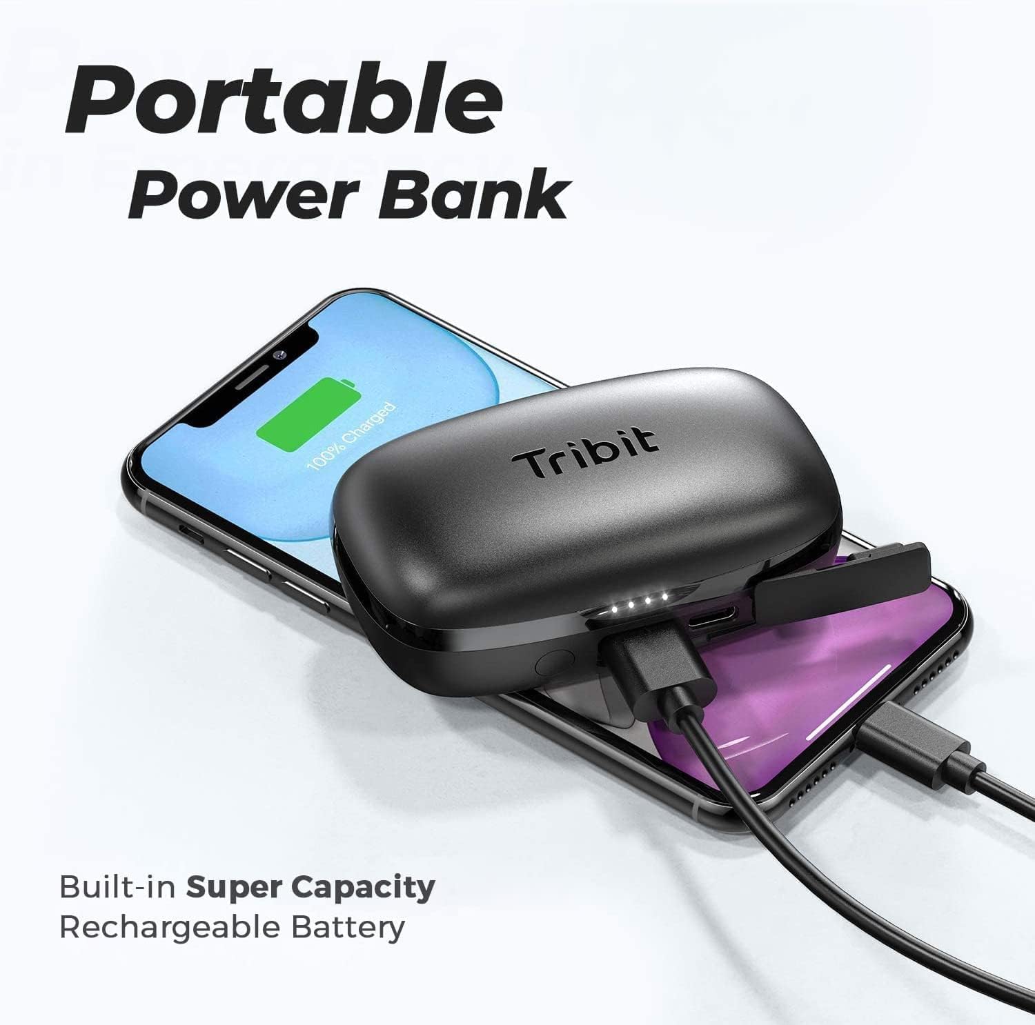 Tribit SolarBuds 3 Wireless Earbuds with 142 Hours Playtime with ...