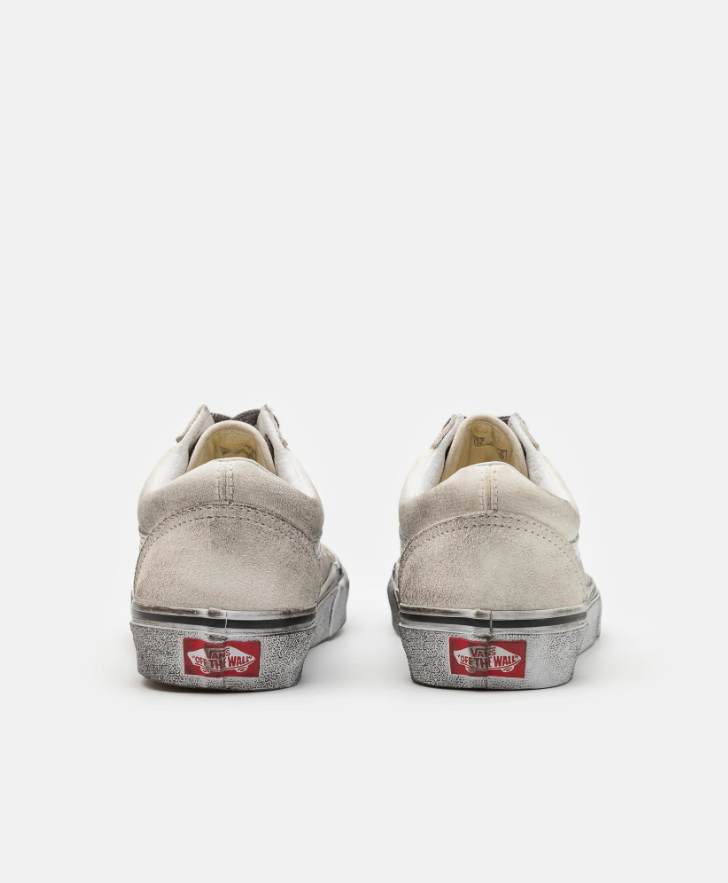 VANS Stressed Old Skool Stressed White Unisex (LF) | Shopee Singapore