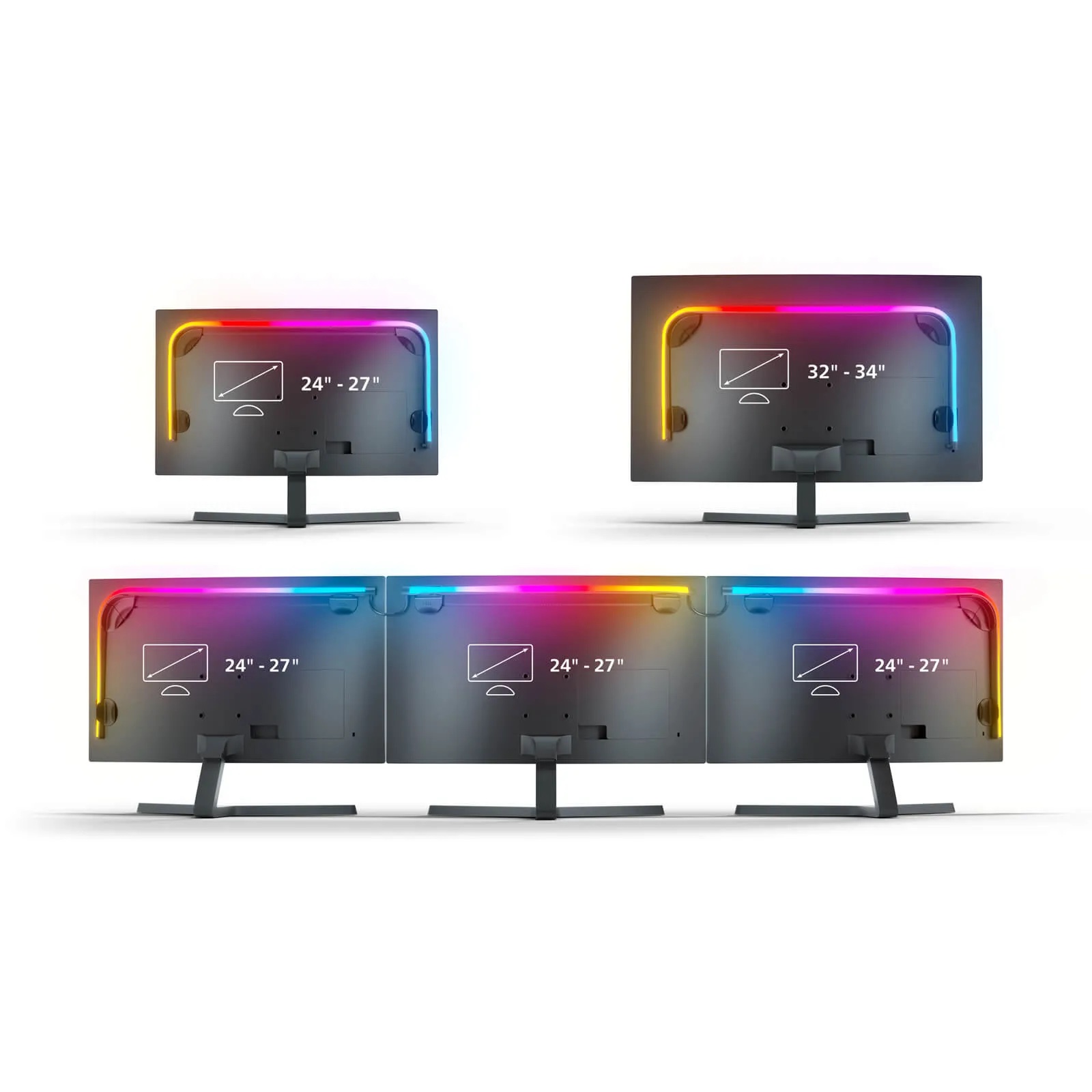 Philips Hue PC Gradient Light Strip / Monitor Gaming Light Strip ...