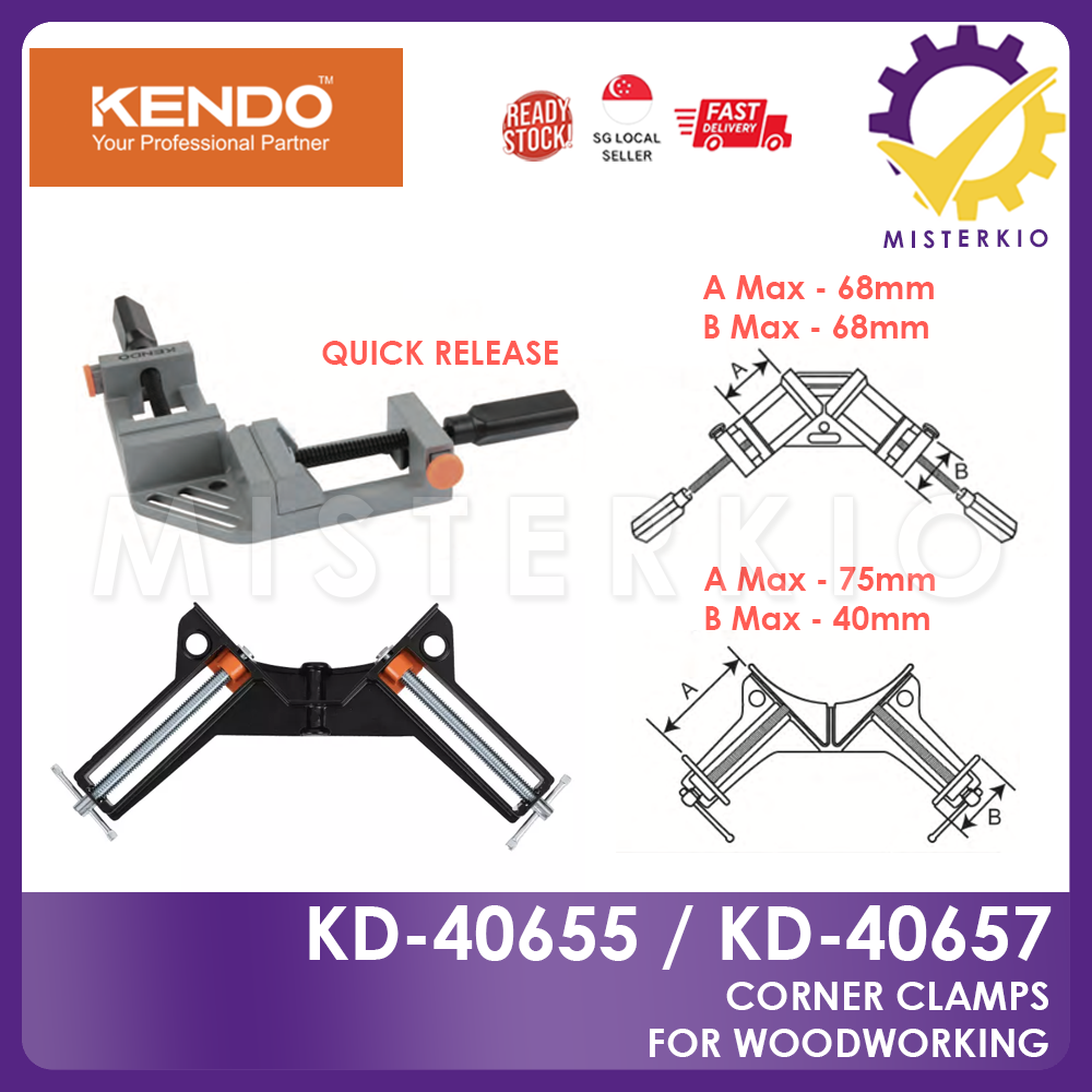 KENDO Corner Clamp, Make Wood Working Easy With Corner Clamps | Shopee ...
