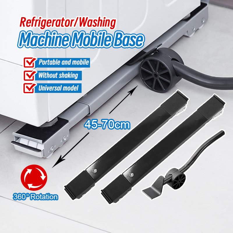 【NDD】Movable Washing Machine Base With 360° Wheels Upgrade Fridge ...