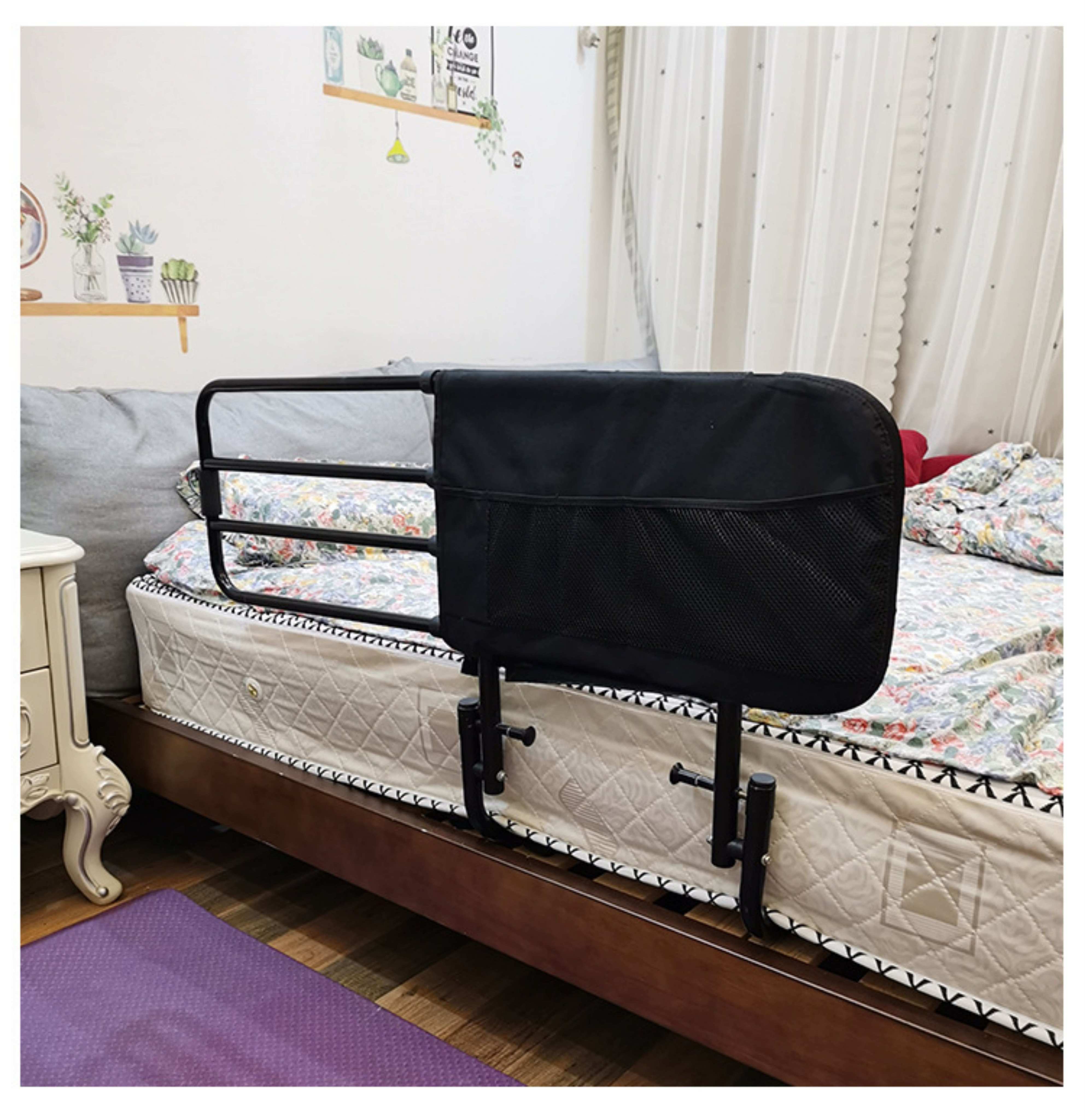Bed Rails [🇸🇬GETS] ♿️ Safety Bed Rails, Extended & Flip Down Bed Rail ...