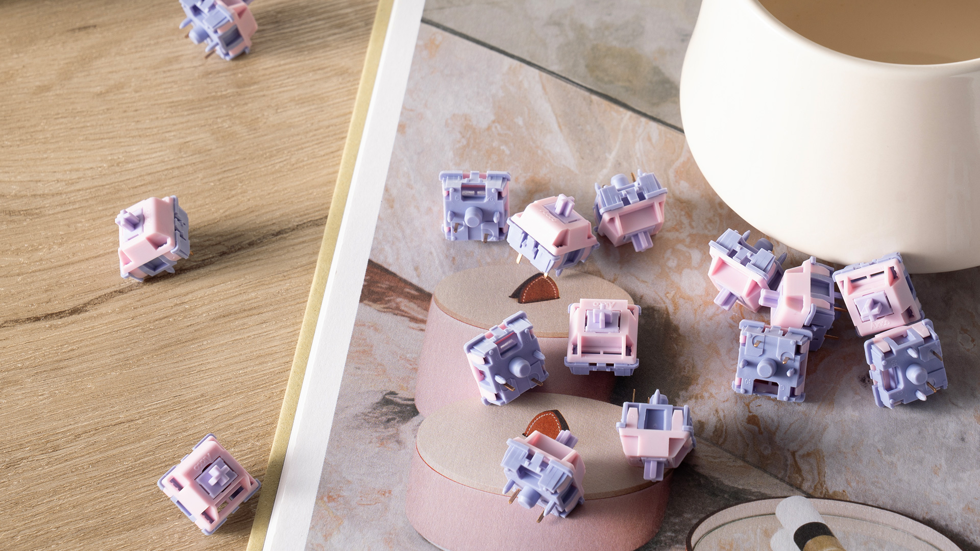 Akko Switches for Mechanical Keyboard ( Akko Custom Switches Jelly POM ...