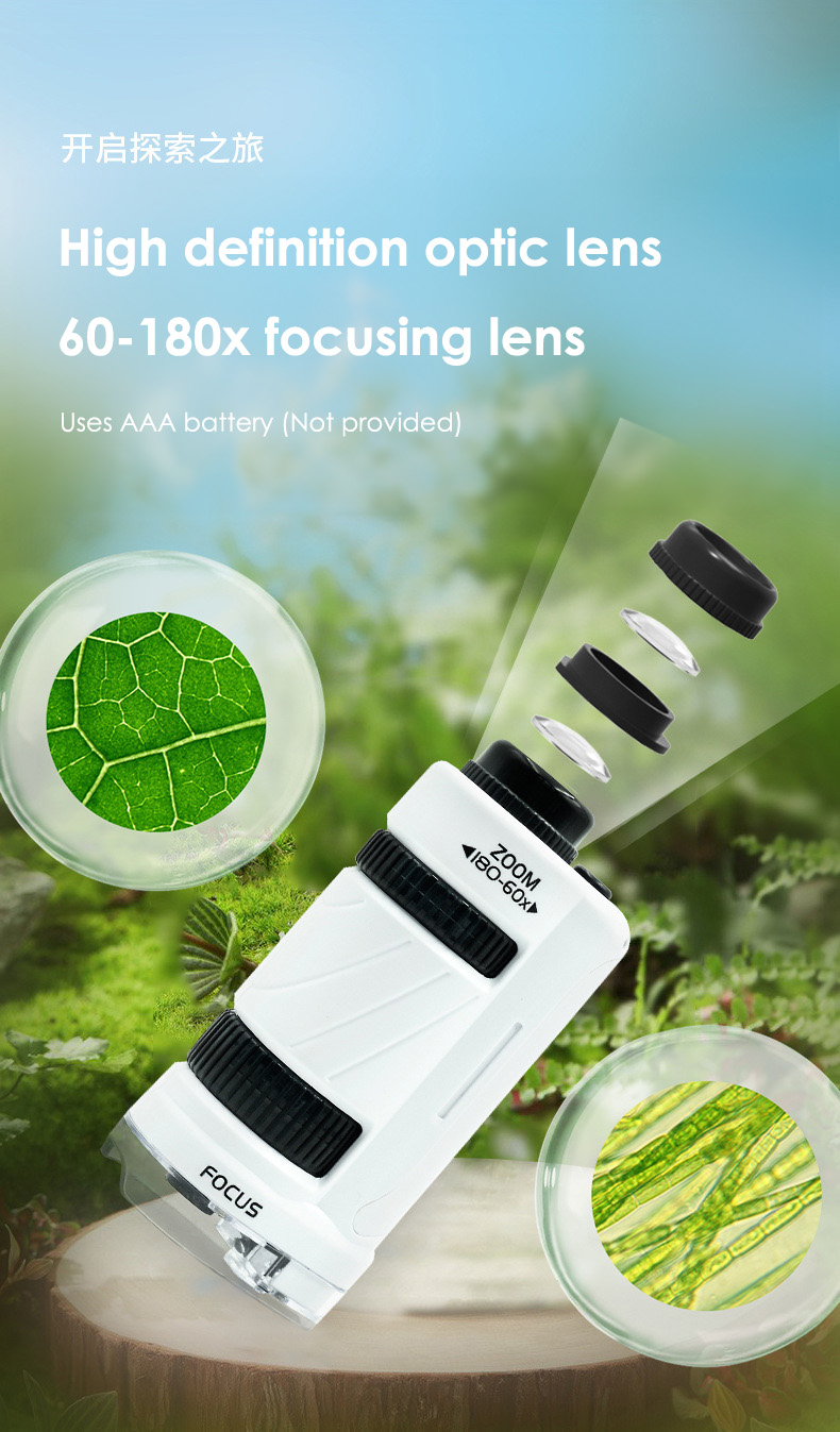 [SG Stock] Cute and Funny Kids Portable Microscope Biological For ...