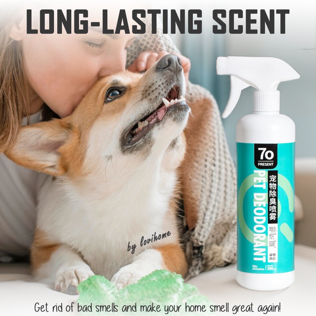 SG Pet Deodorant Spray/ Pet Anti Bacteria Odour Remover Spray/ Pet ...