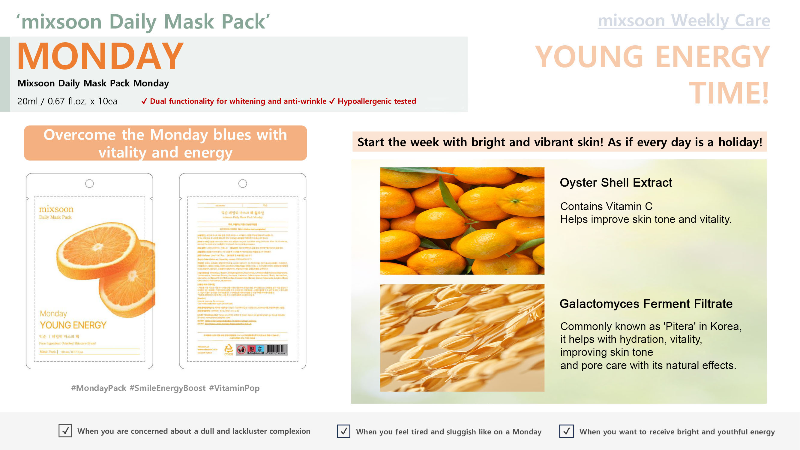 mixsoon Mask Sheet Collection - Hydrating, Soothing, Brightening ...